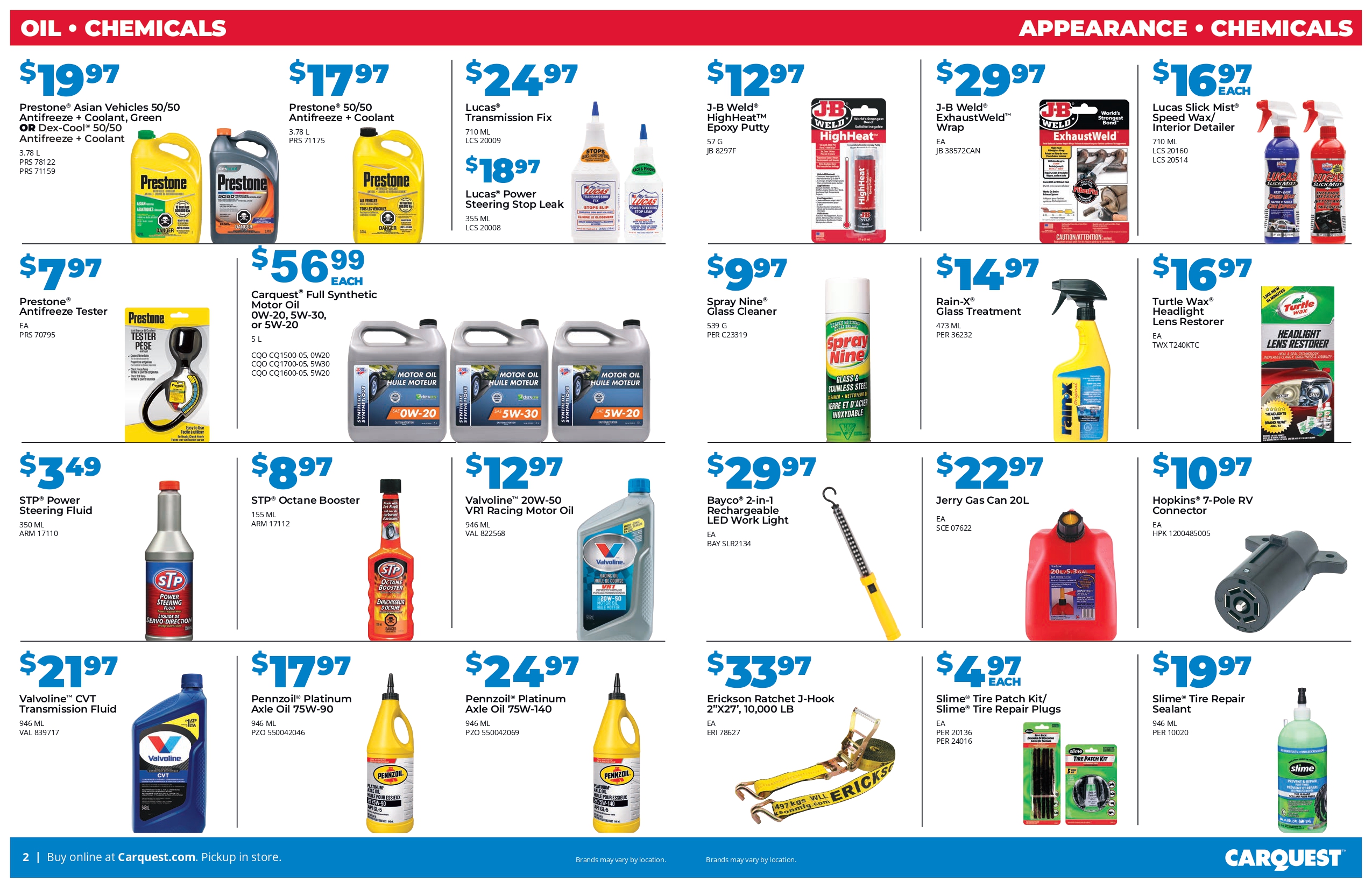 Promotions | Carquest Auto Woodstock